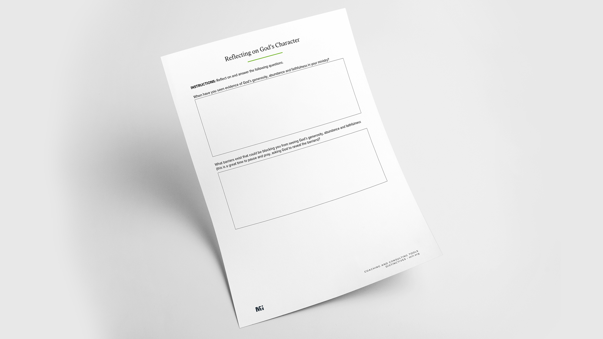 Reflecting on God’s Character – Mission Increase – Learn