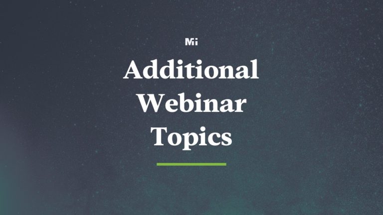 Webinar Library – Mission Increase – Learn